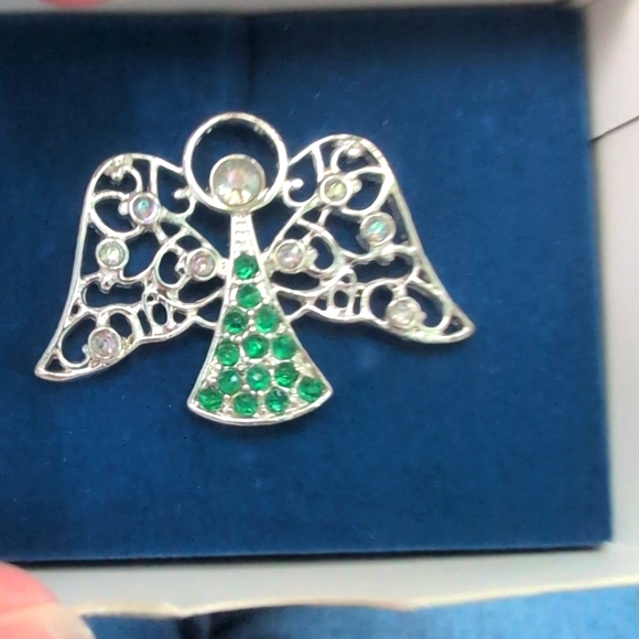 Avon | Jewelry | Avon Heavenly Angel Birthstone Tac Pin For May Nib New ...